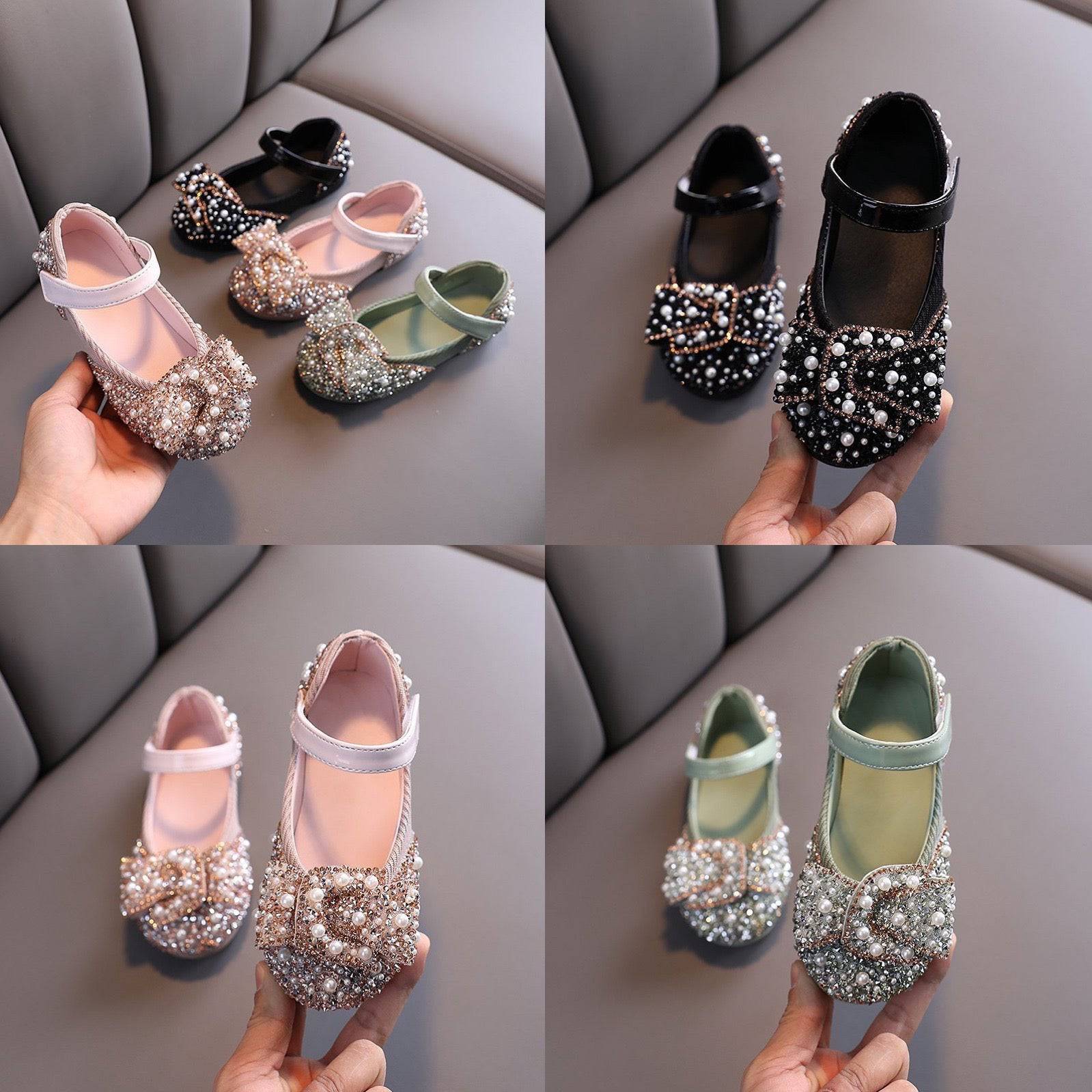Shop Stylish Fancy Party Girls Shoes and Leather Slippers - Little Bedouin